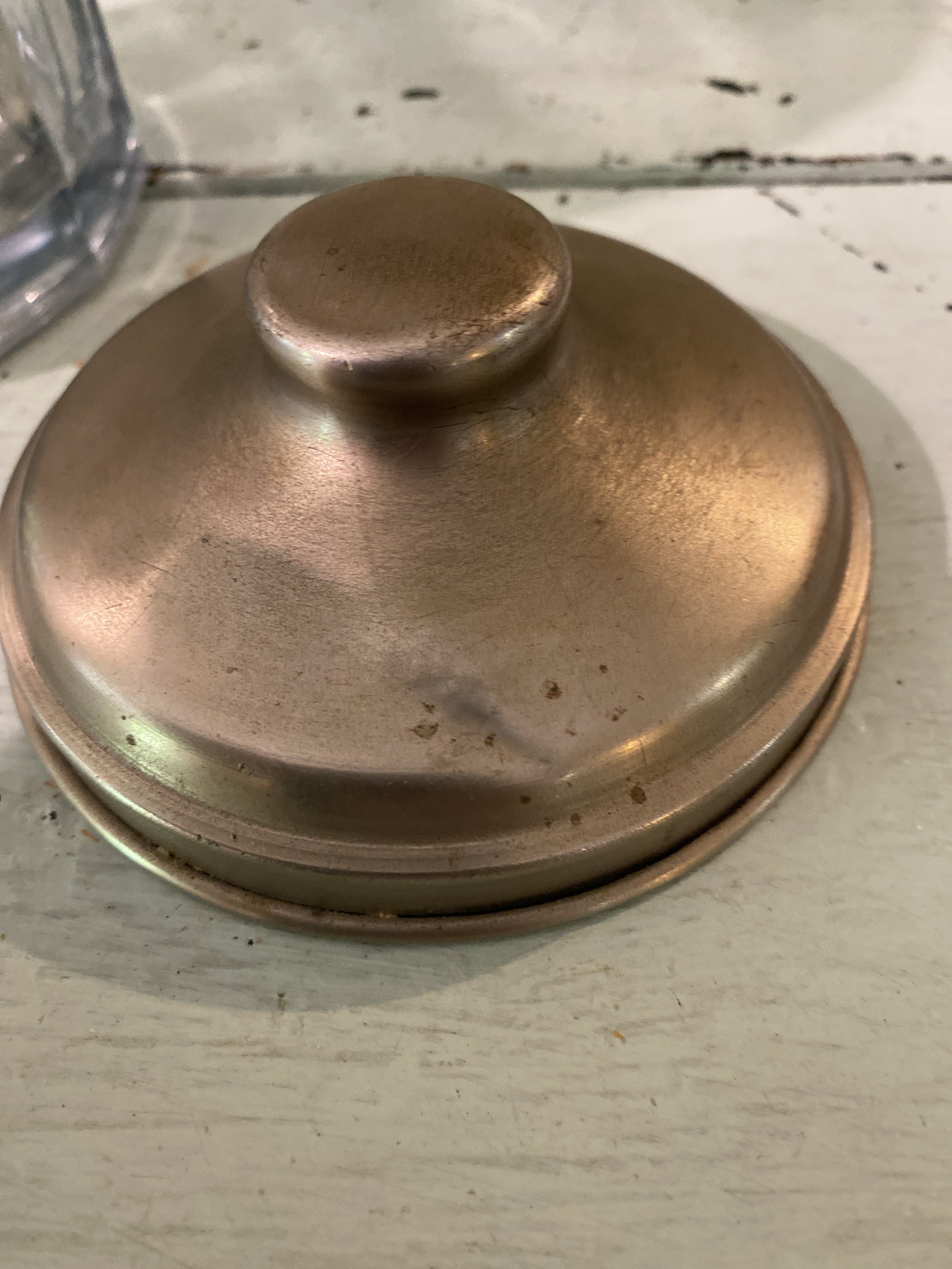 1800s Flint Glass Jar With Lid - Etsy UK