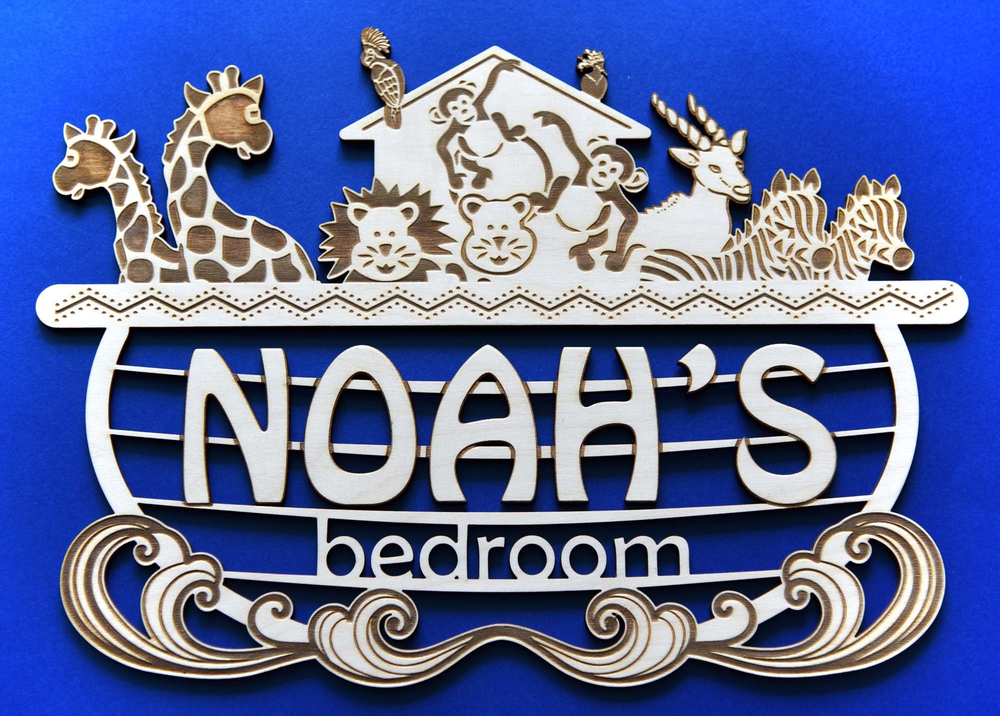 Personalised Noah's Ark Sign / Plaque | Etsy