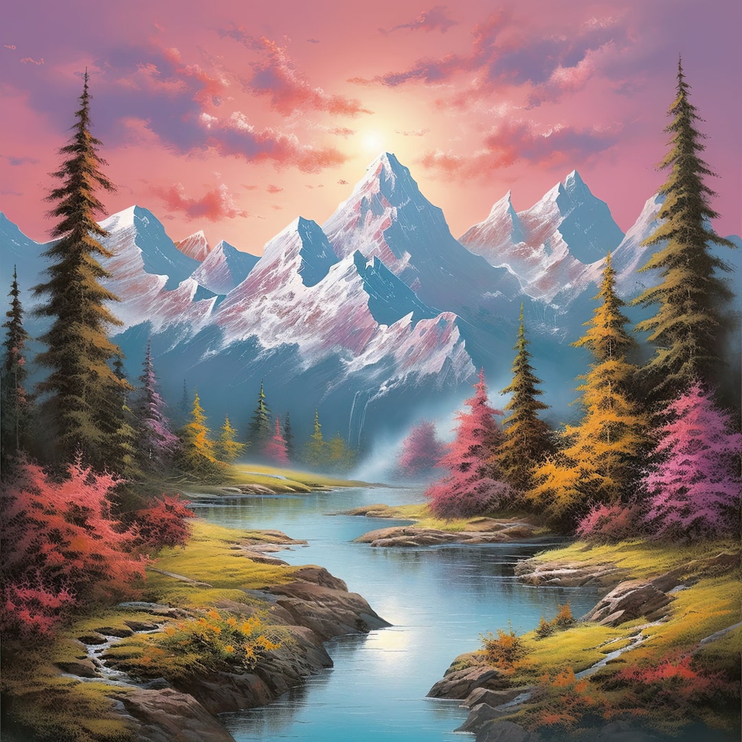 Nature Beautiful Landscape Ready to Print High-resolution, Wall Art ...