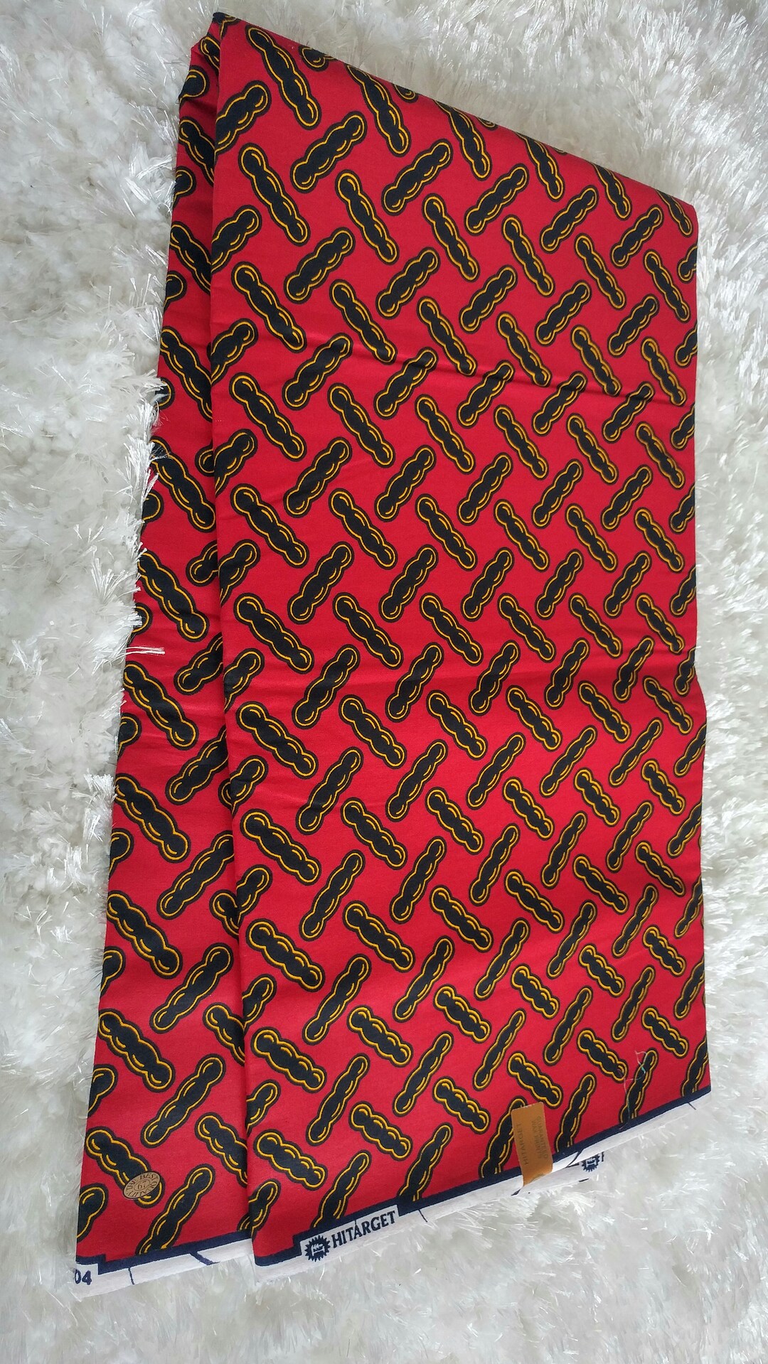 Ankara Fabric Multicolor Ankara Red Ankarasewing Wall - Etsy