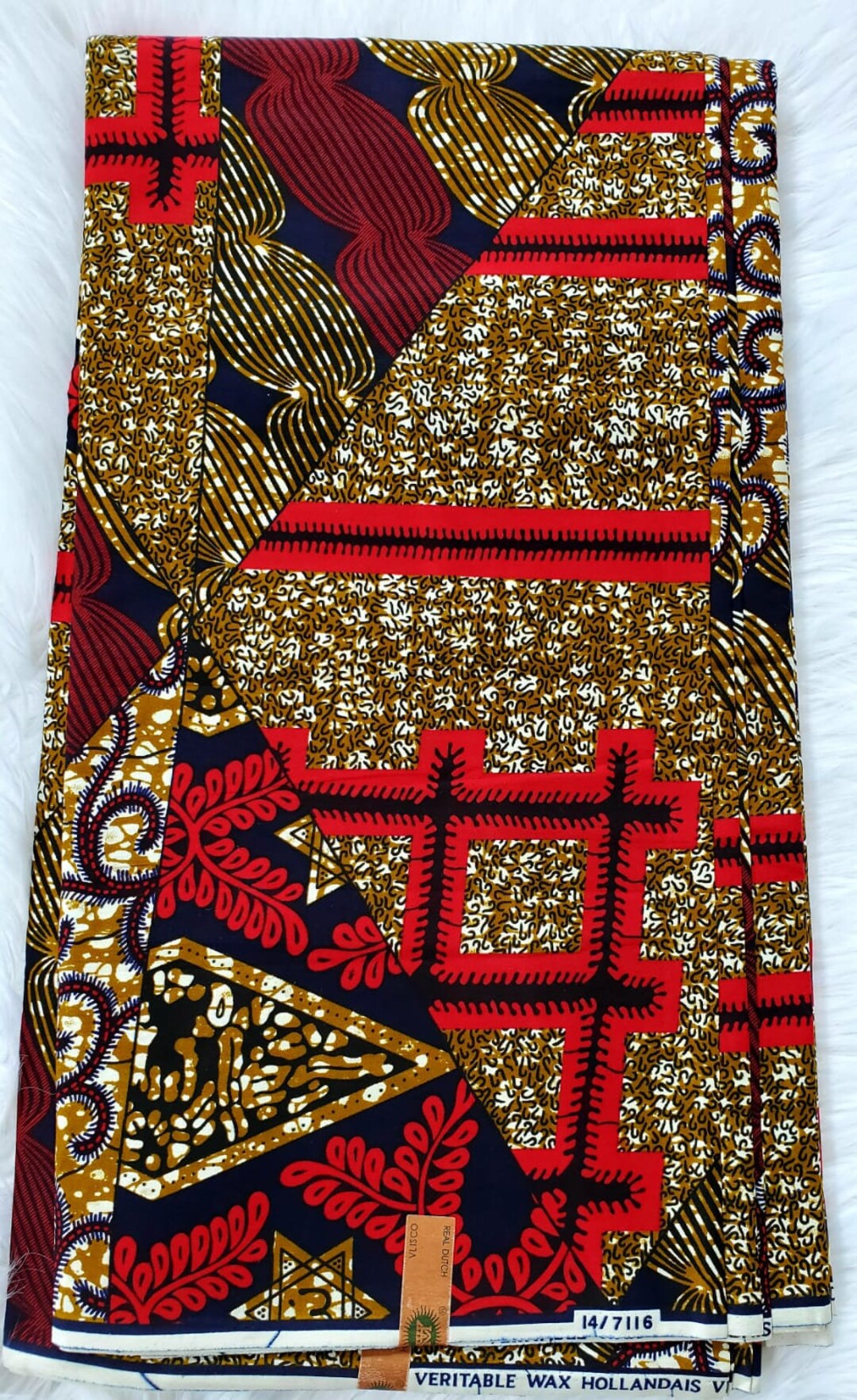 Ankara Fabric, Multicolor Ankara, Black, Red, Mixed Pattern Ankara ...