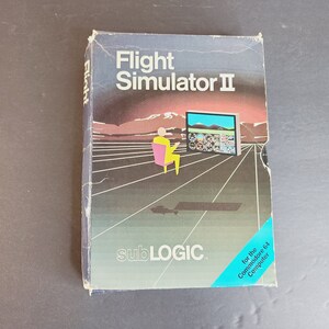Vintage Flight Simulator II, Commodore 64 Game - Etsy