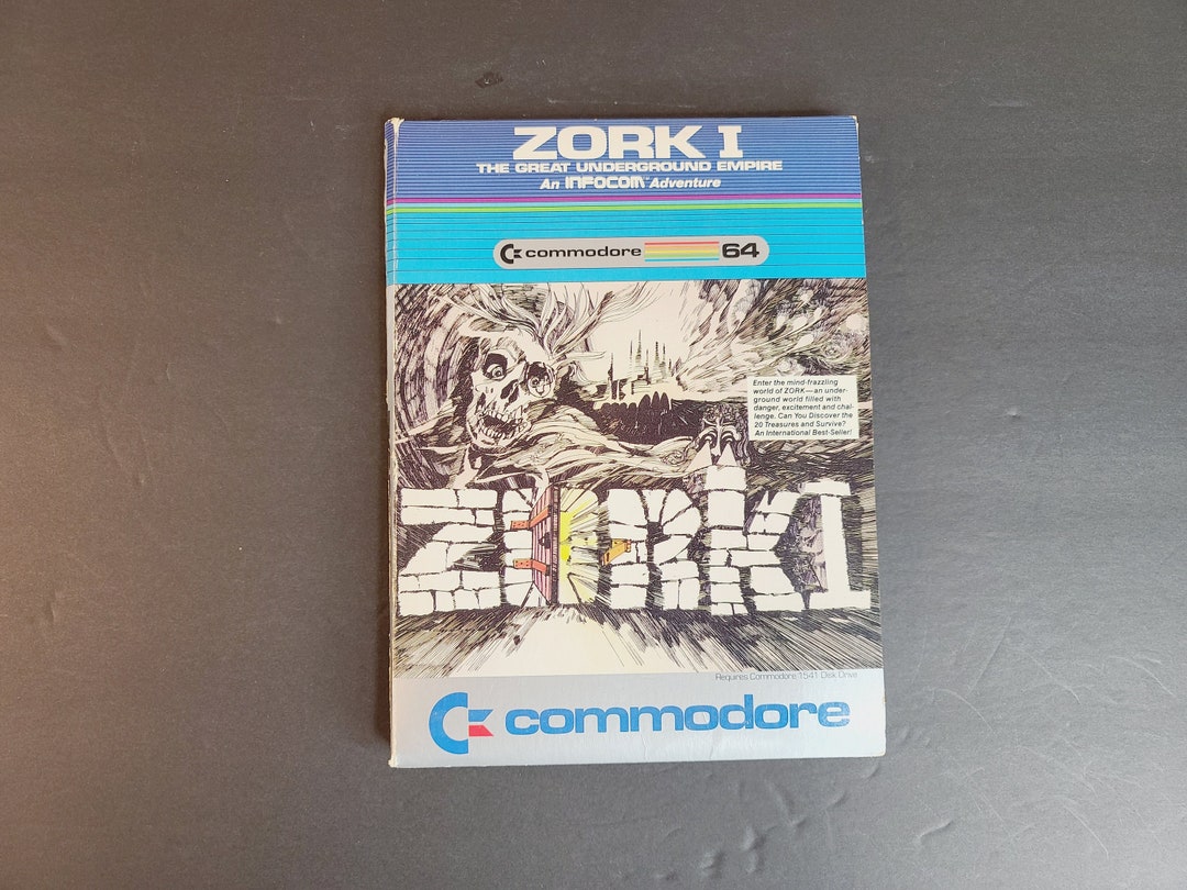 Vintage Zork I Commodore 64 Game - Etsy