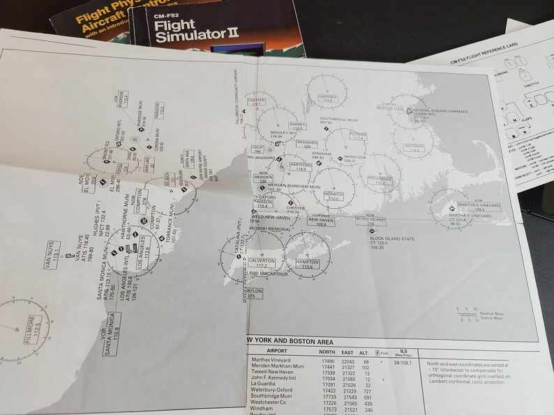 Vintage Flight Simulator II, Commodore 64 Game - Etsy