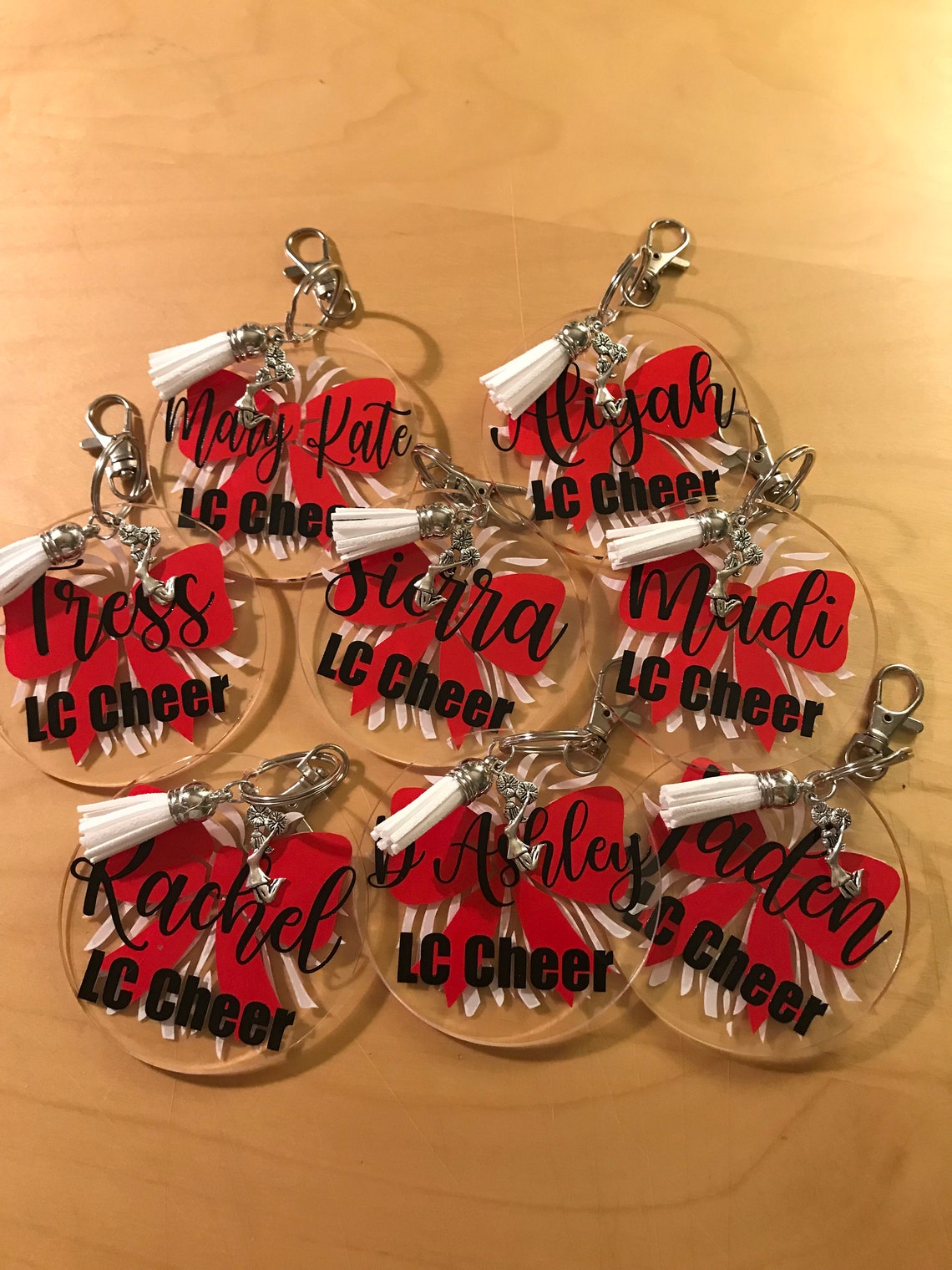 Cheer Bag Tag / Keychain - Etsy