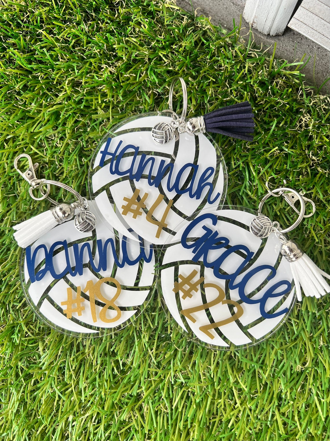 Volleyball Bag Tag / Keychain - Etsy