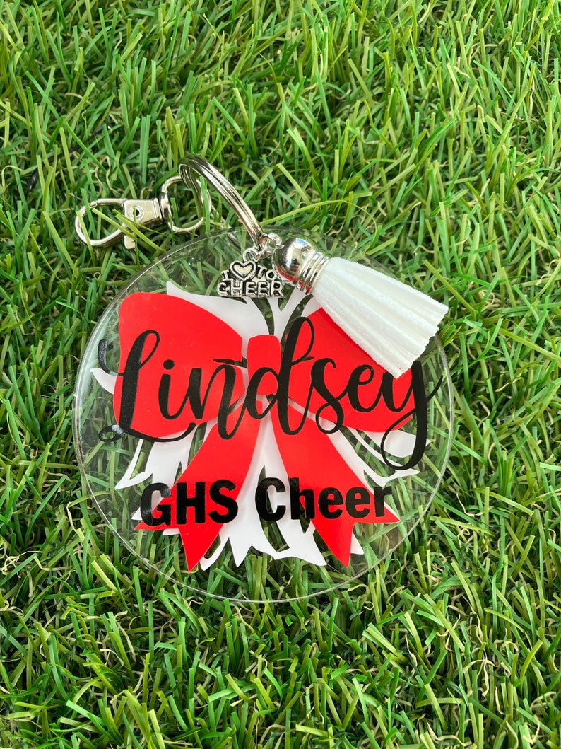 Cheer Bag Tag / Keychain - Etsy