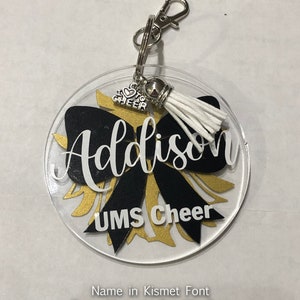 Cheer Bag Tag / Keychain - Etsy
