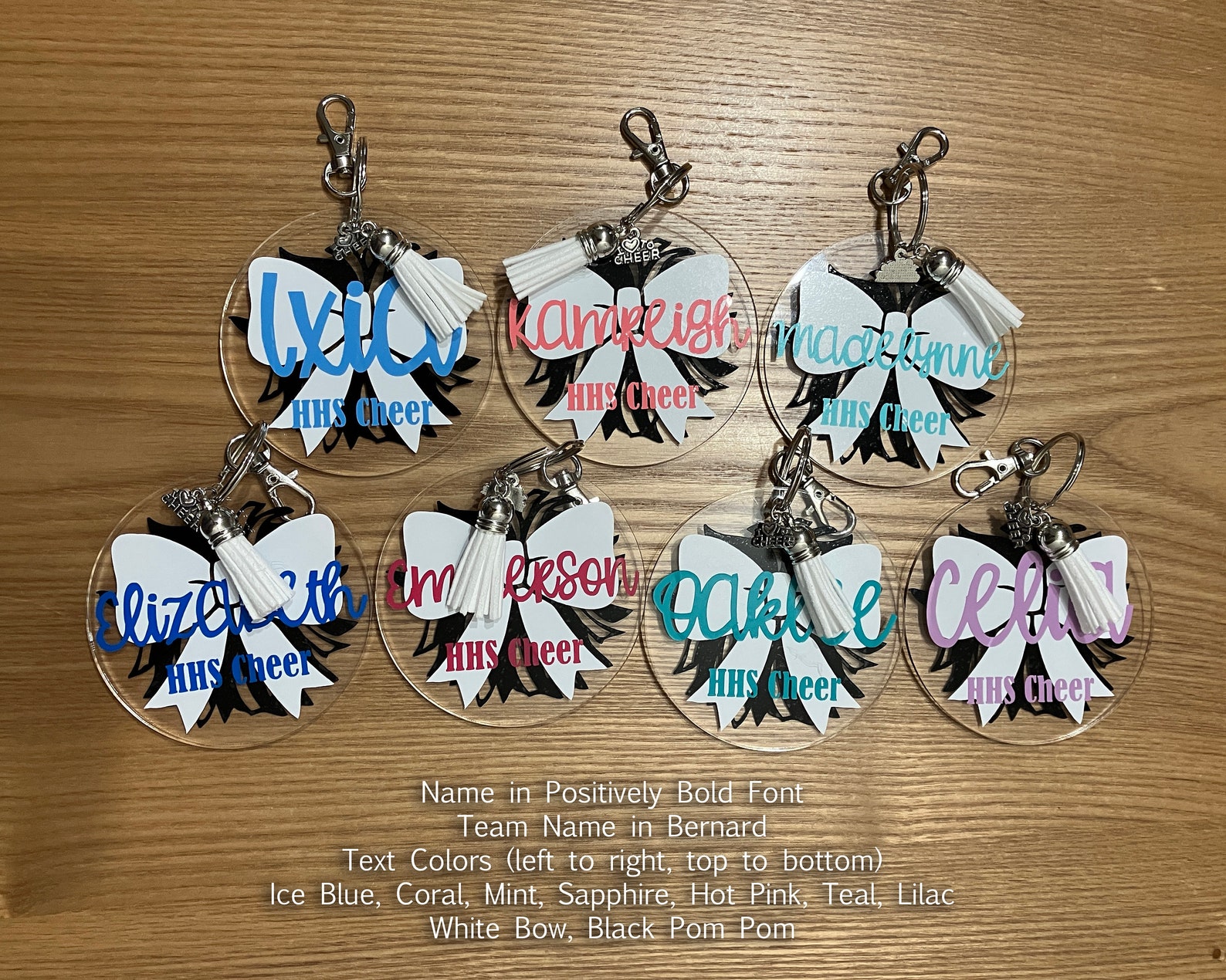 Cheer Bag Tag / Keychain - Etsy