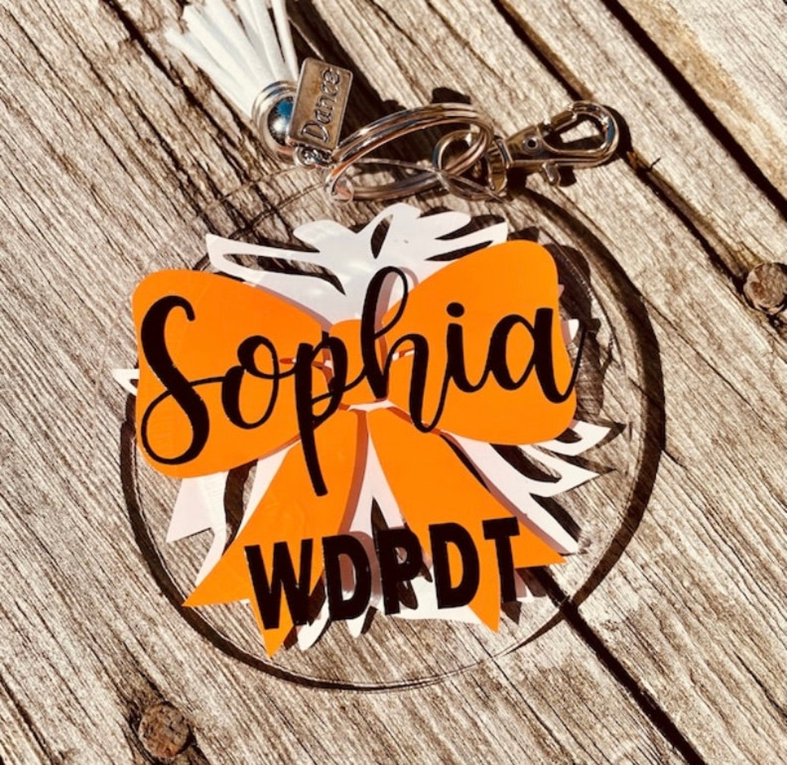 Cheer Bag Tag / Keychain - Etsy