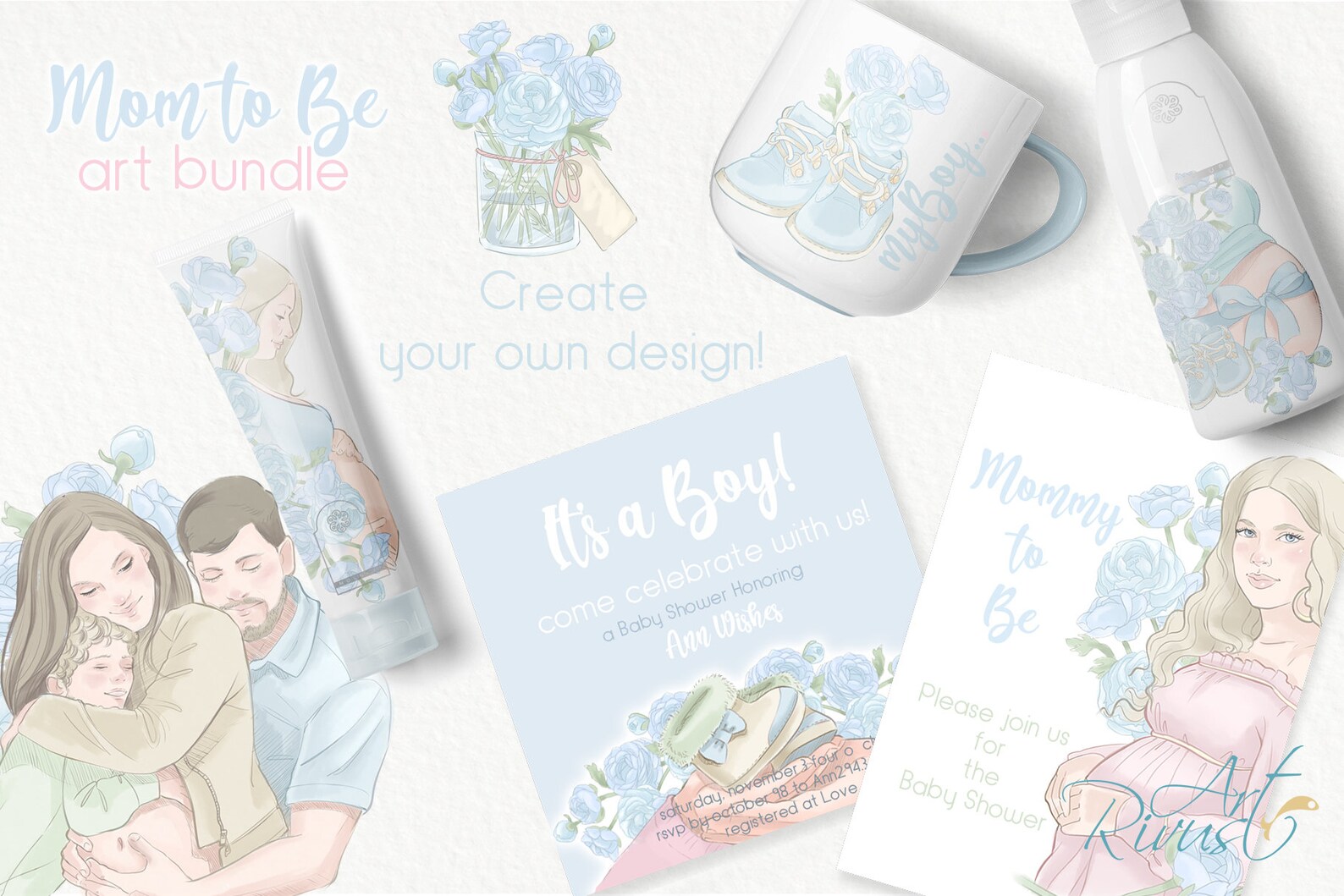 Mother to Be PNG Clip Art Pregnancy Baby Shower Boy Graphics. - Etsy