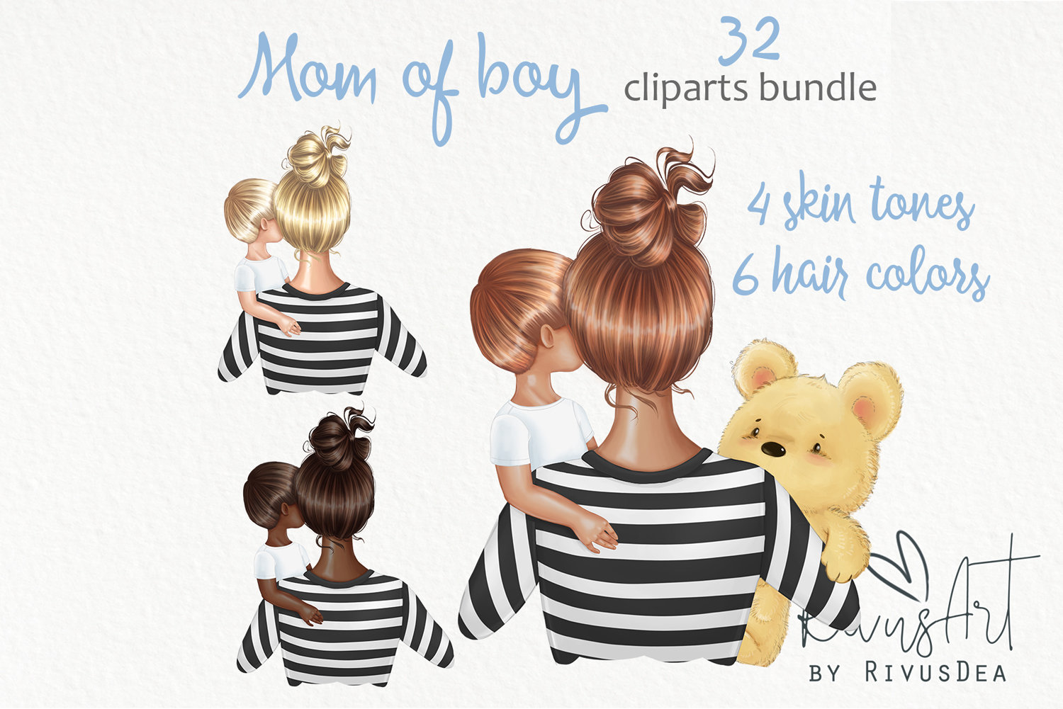 Mothers Day Clipart. Mother Son Clip Art. Mom of Toddler Boy - Etsy