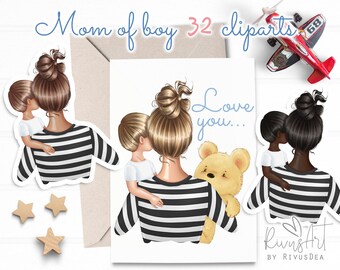 I Love Mom Clipart | Etsy