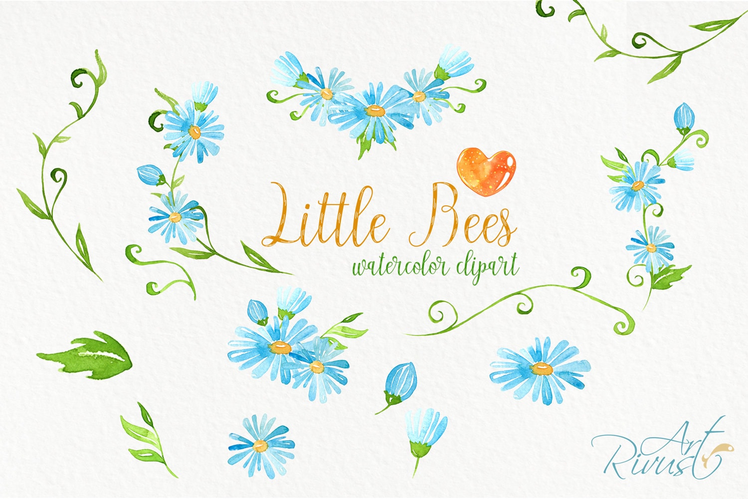 Bees. Cute Bee Watercolor Clipart.baby Animals Clip Art - Etsy