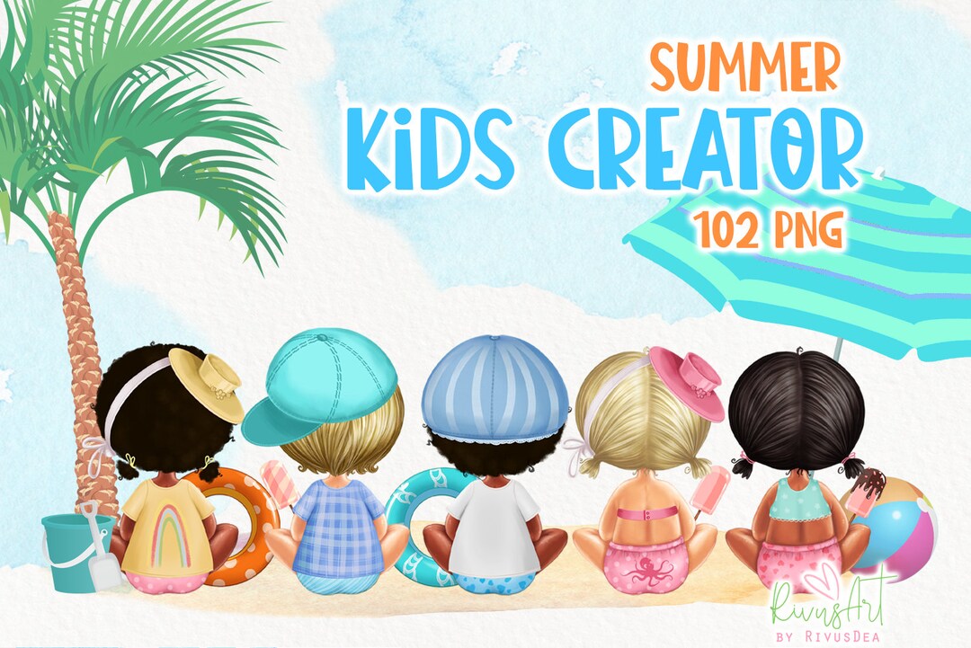 Baby Portrait Creator PNG Clipart Cute Kids Png, Child on the Beach ...
