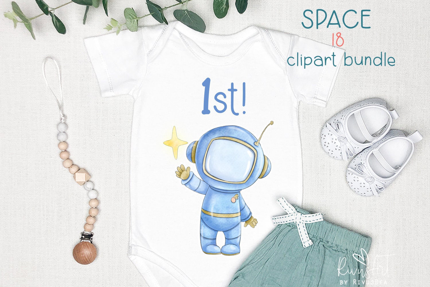 Cute Space Clipart Space Art Kids Outer Space Clip Art - Etsy