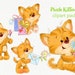 Kitten Clipart Baby Animals Clip Art Printable Clipart - Etsy