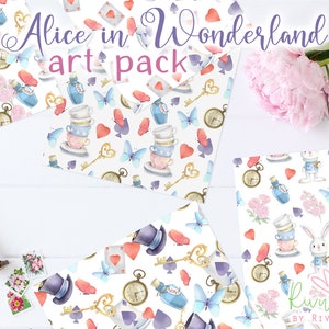 Alice in Wonderland PNG Clipart. Watercolor Alice Mad Hatter White ...