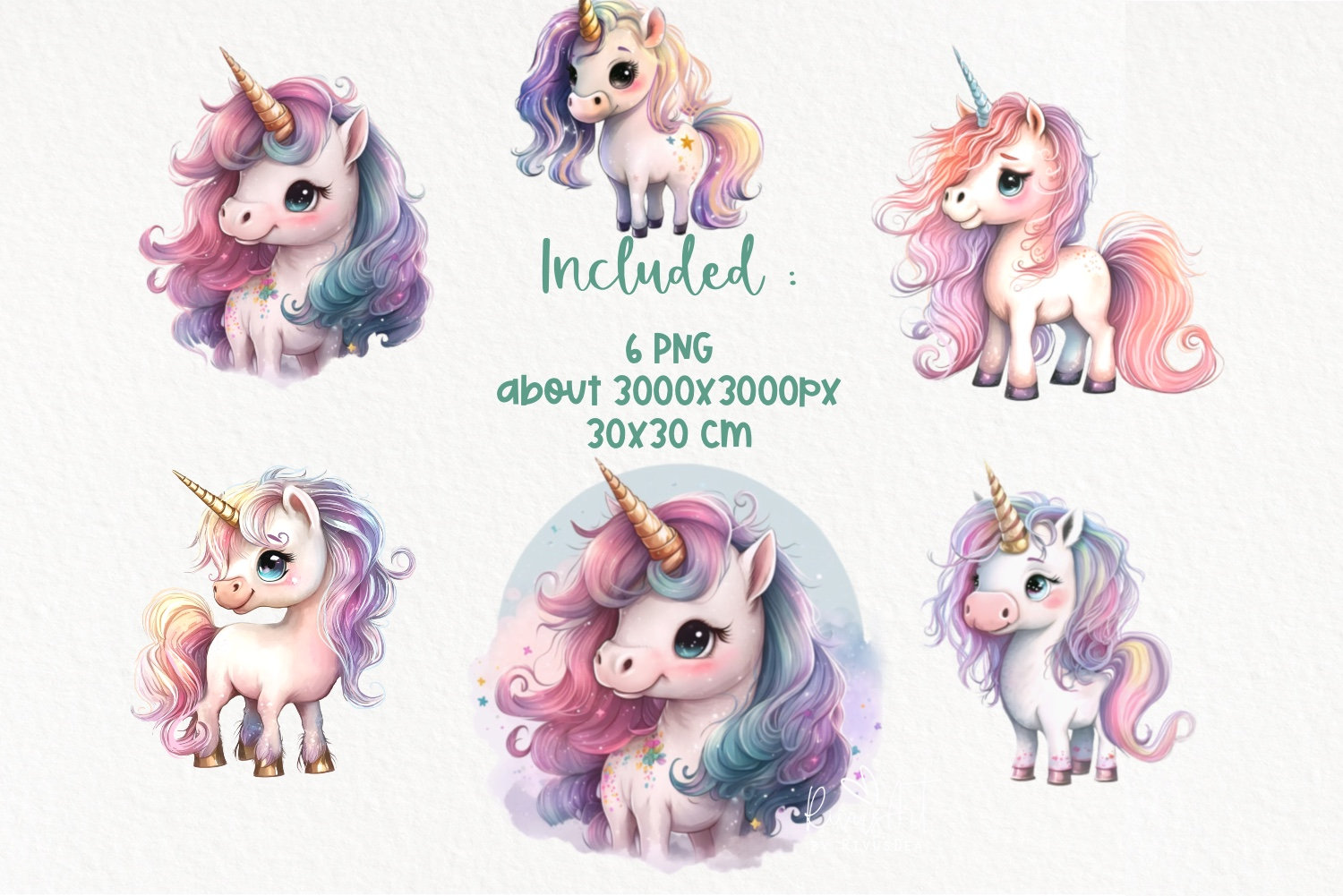 Unicorn PNG Clipart. Unicorn Face. FREE COMMERCIAL Use Cute - Etsy