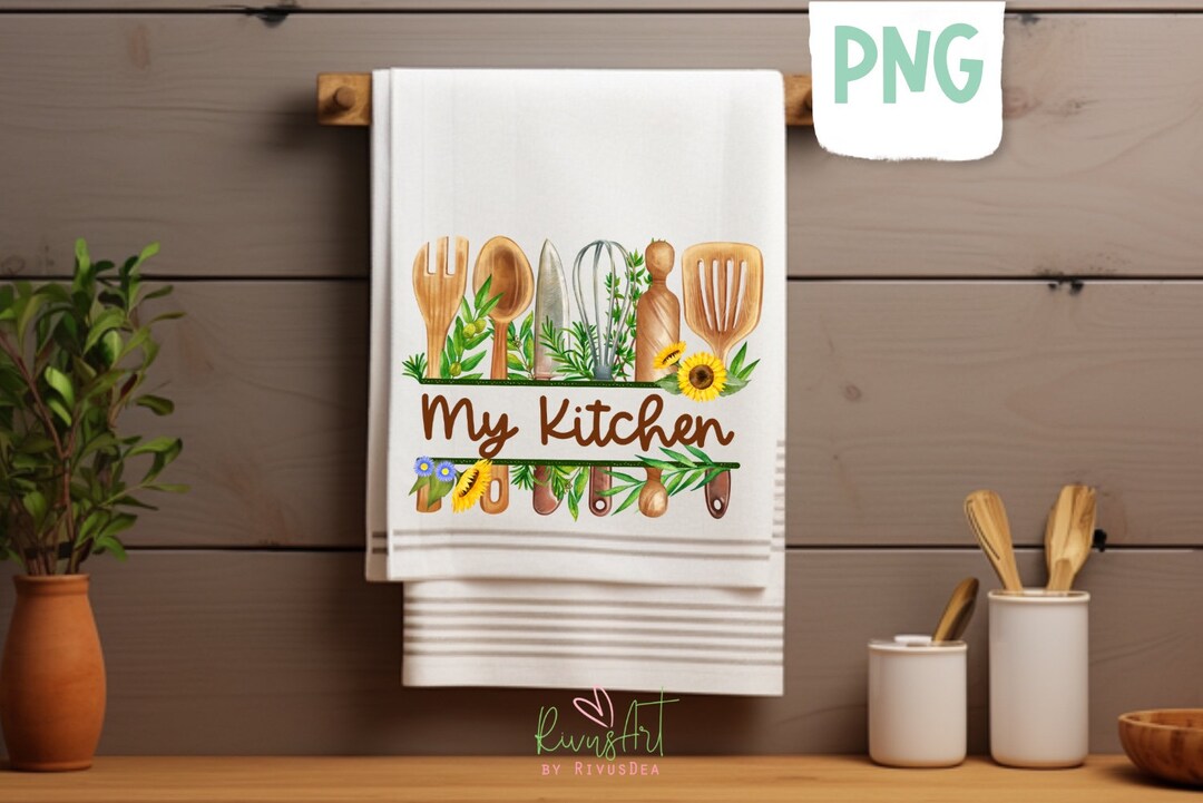 Personalized Kitchen Tools PNG. Custom Name Sublimation Design, Kitchen ...