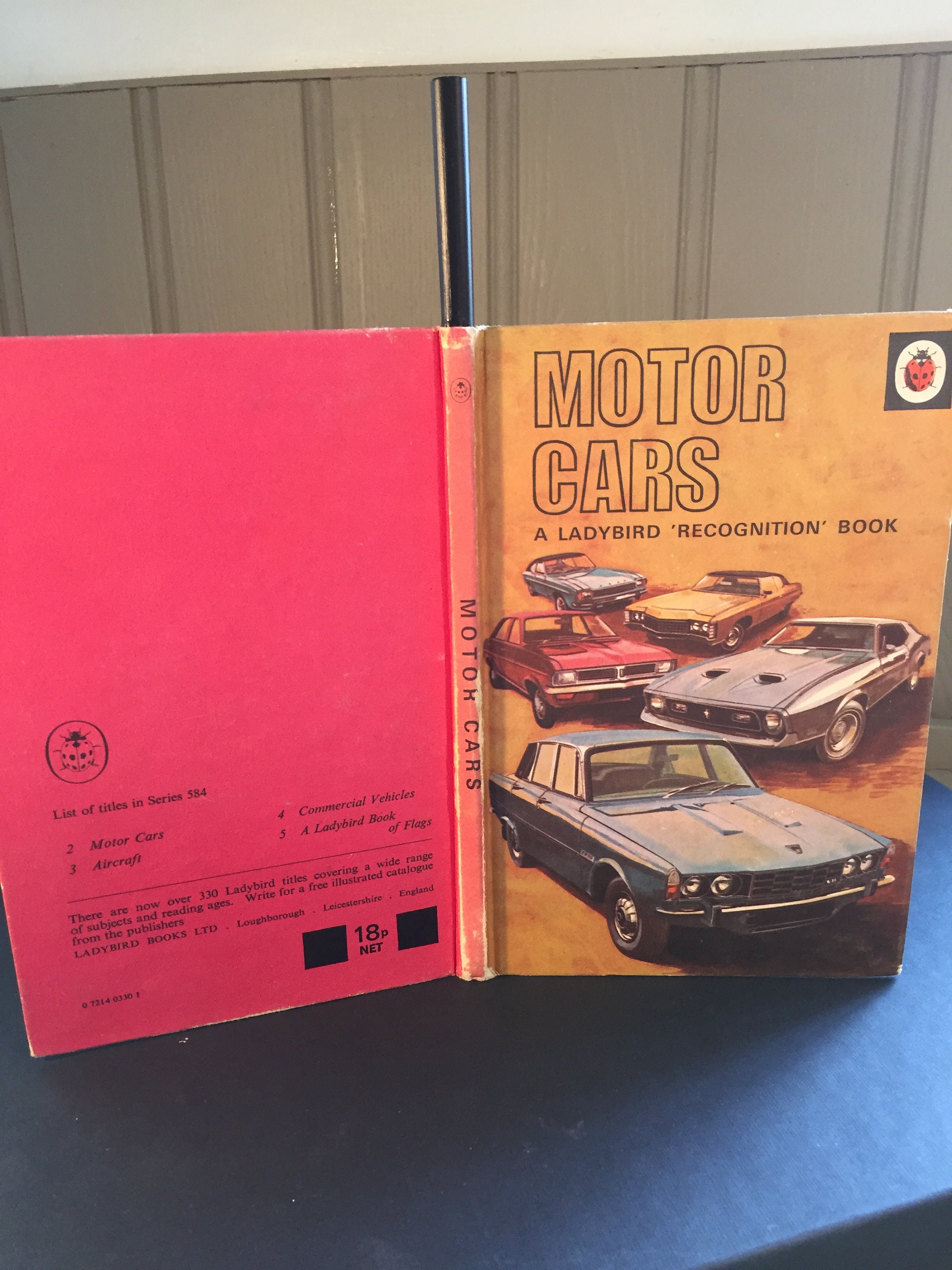 Ladybird ' Motor Cars' Recognition Series Unique Vintage Book Sculpture ...