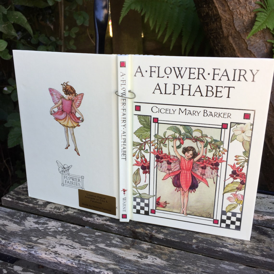 Flower Fairies of the Alphabet Unique Book Sculpture - Etsy