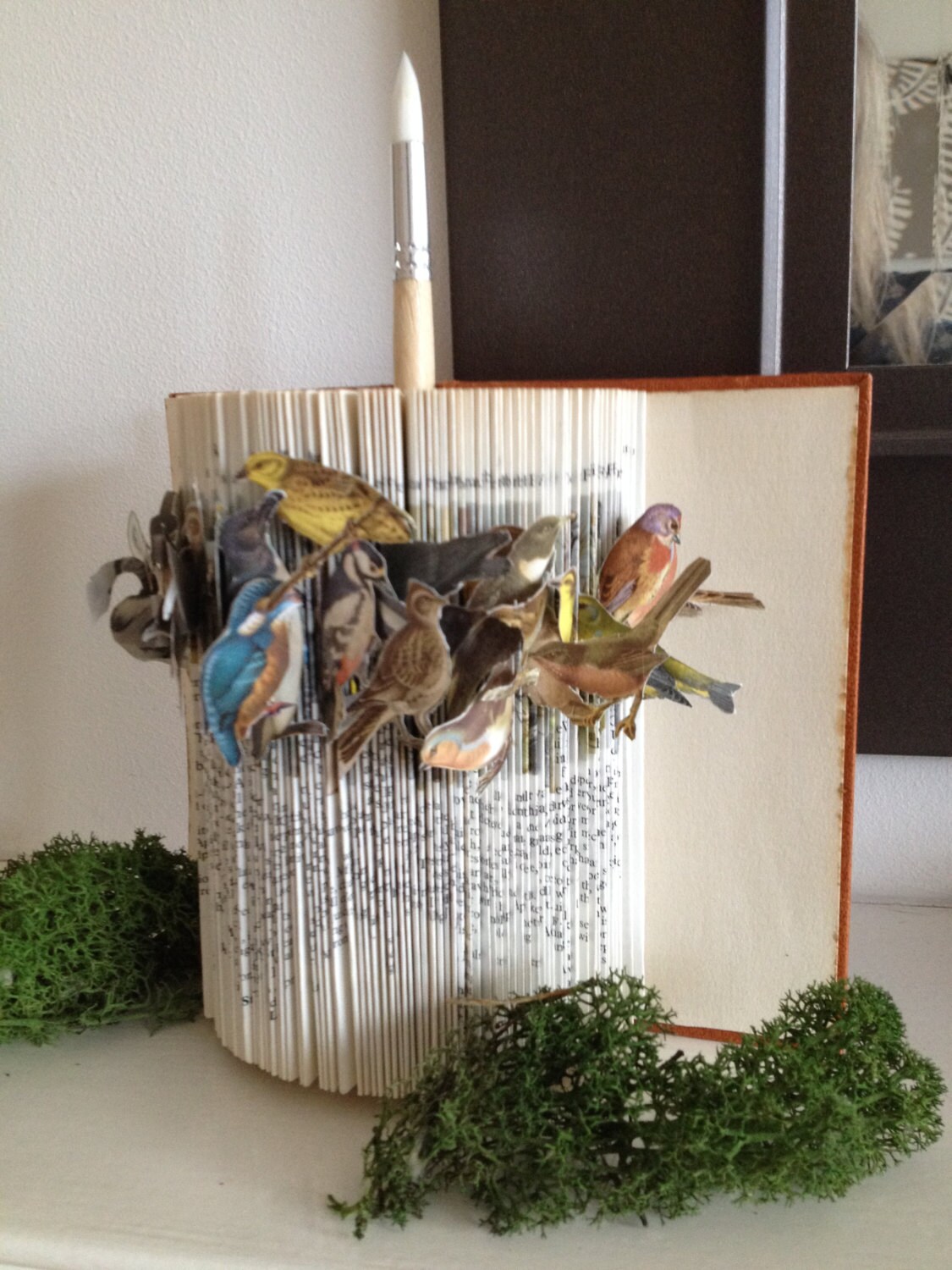 Unique 'observer Book of Birds' Book Sculpture - Etsy UK