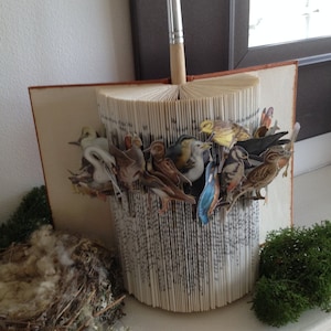 Unique 'observer Book of Birds' Book Sculpture - Etsy UK