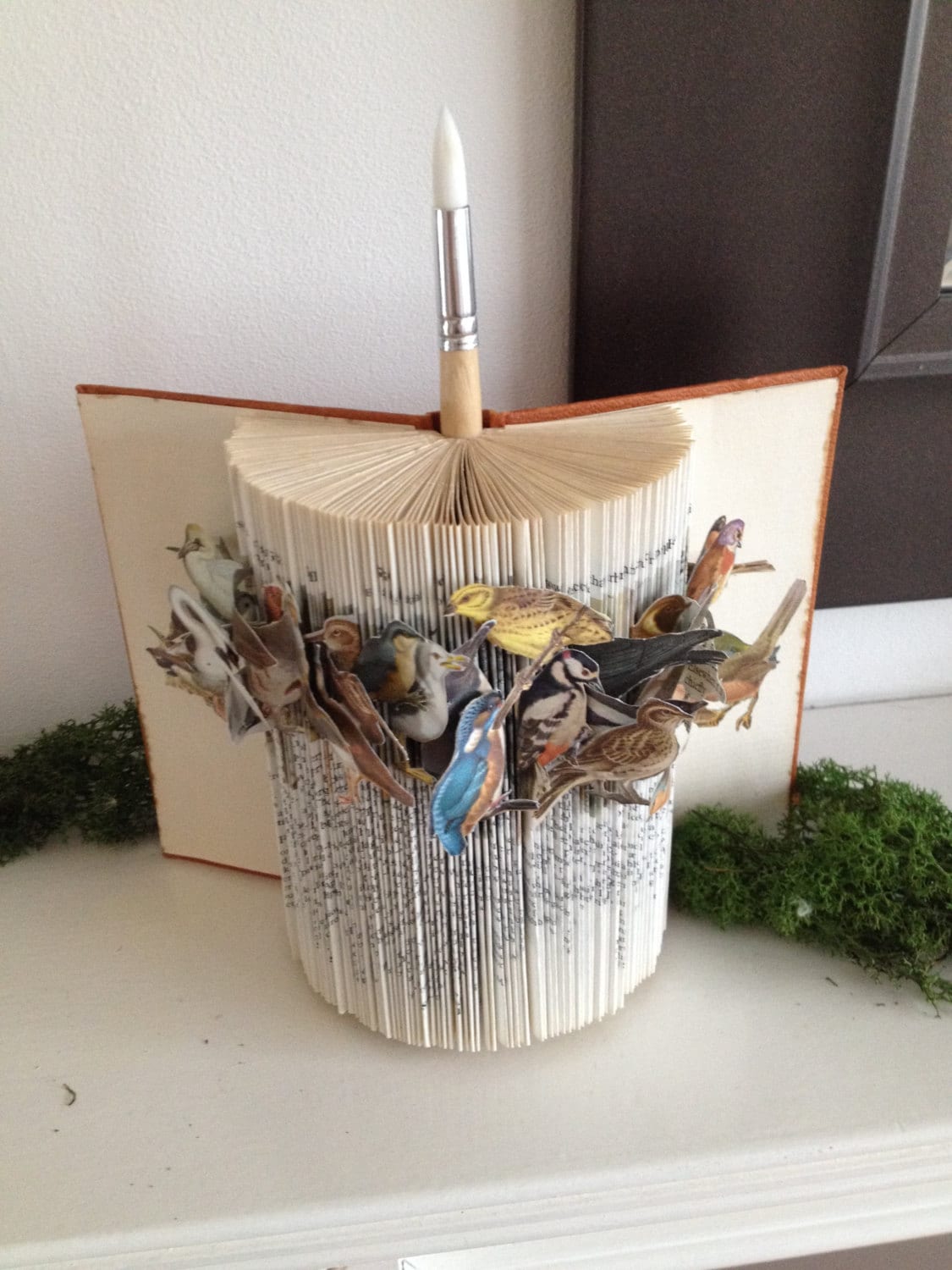 Unique 'observer Book of Birds' Book Sculpture - Etsy UK