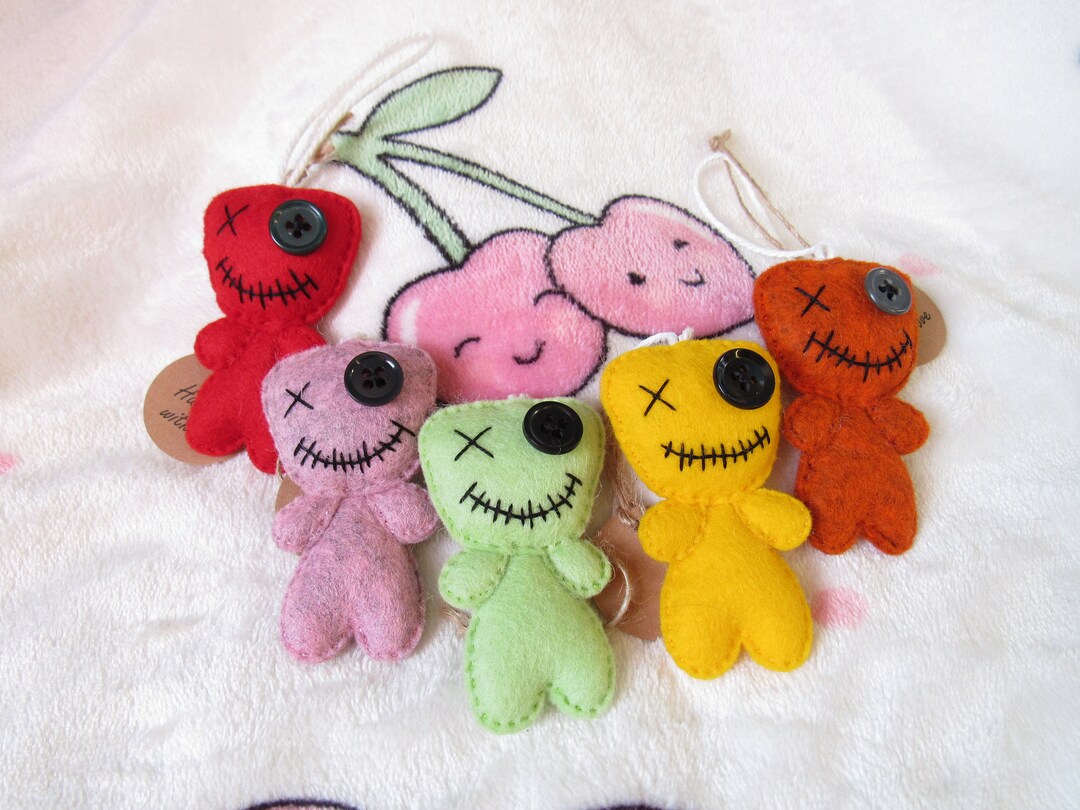 Cute Voodoo Doll Pocket Pal, Bag Buddy, Autism, Anxiety Relief, Good ...