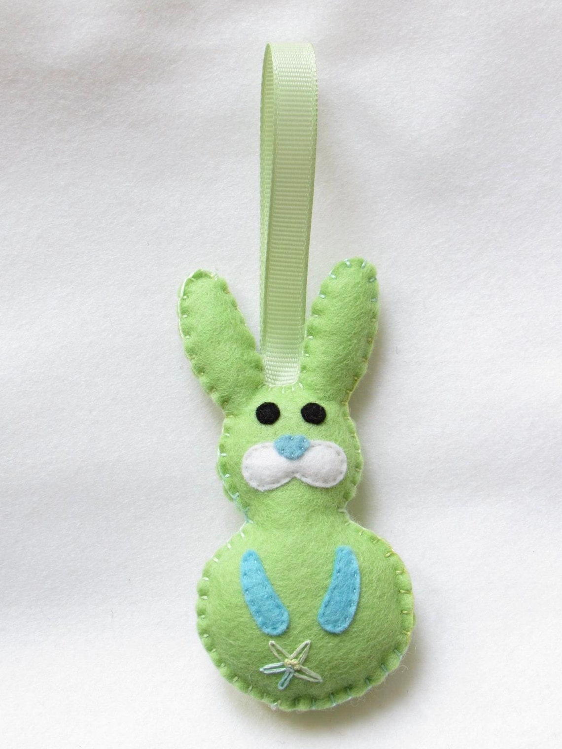 Cute Bunny Pocket Pals Felt Rabbit Handmade Good Vibe | Etsy