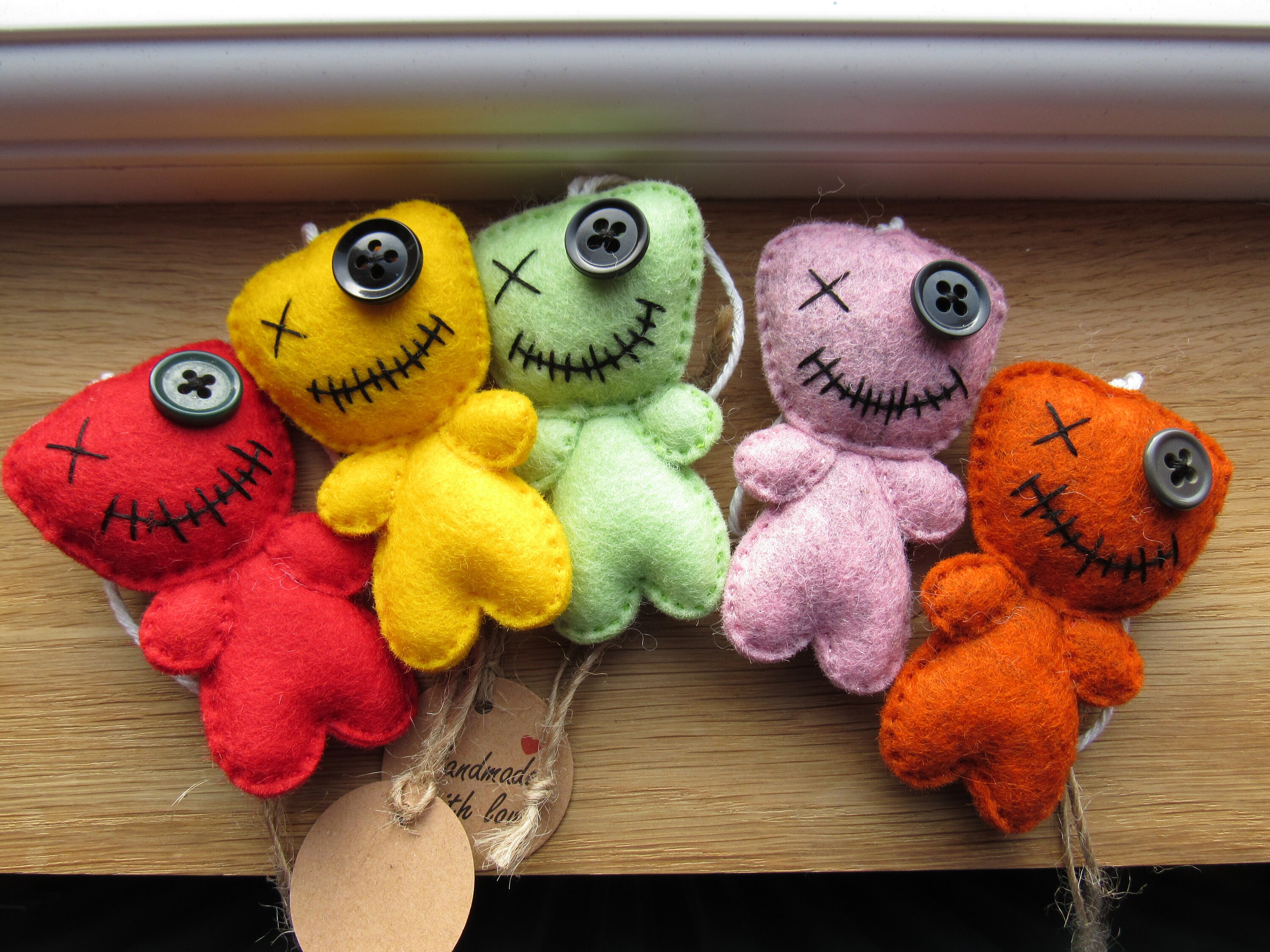 Cute Voodoo Doll Pocket Pal, Bag Buddy, Autism, Anxiety Relief, Good ...