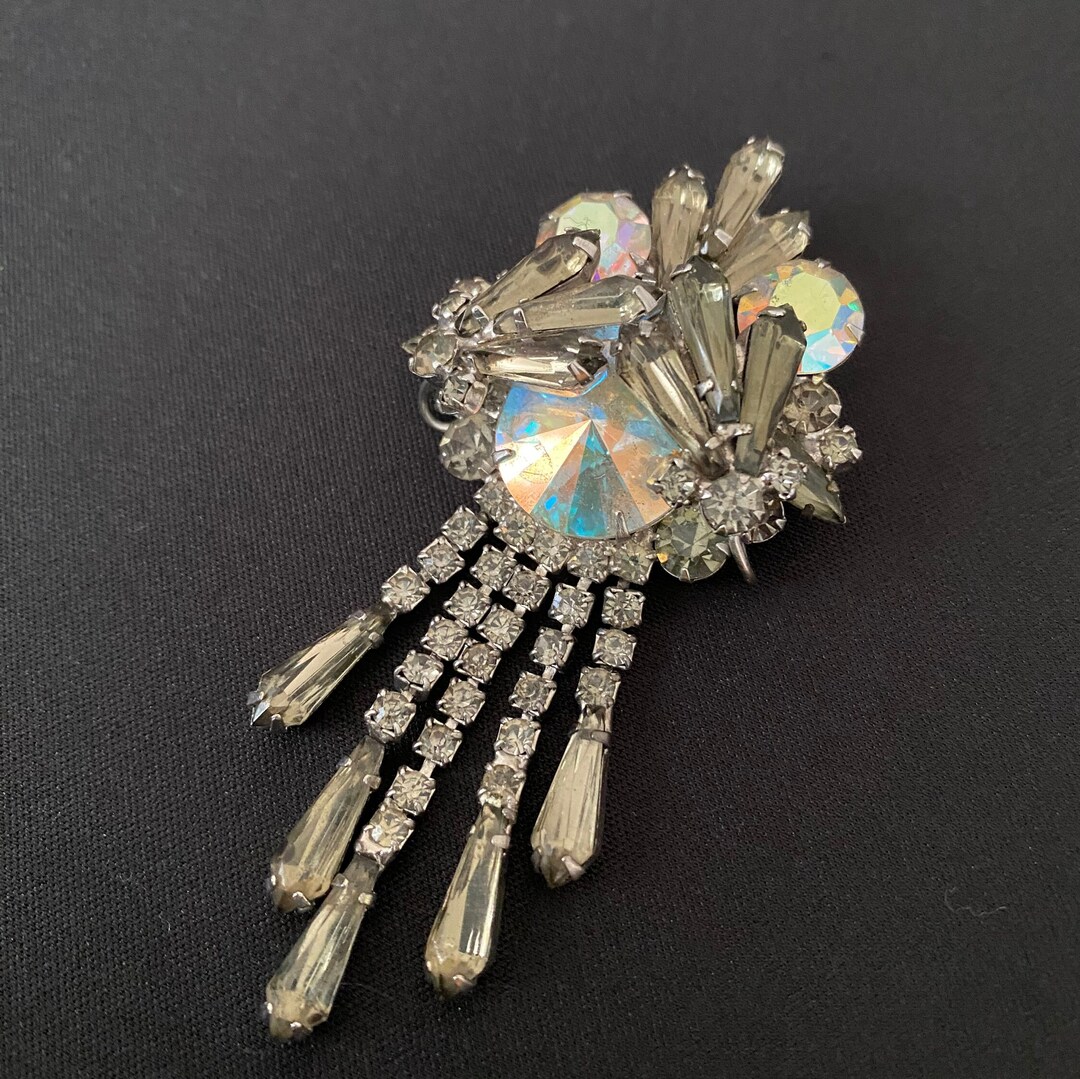 Verified Juliana Gray and AB Rivoli Brooch - Etsy