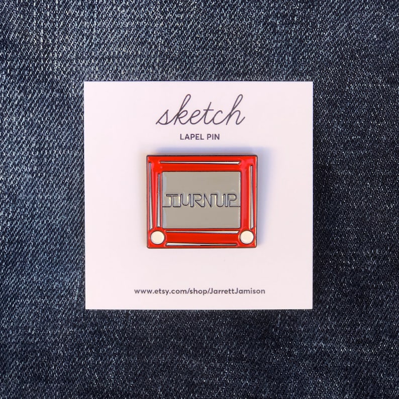 Sketch Enamel Pin Lapel Pin | Etsy