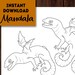 Coloring Page Leopard Gecko, Mandala, Printable Coloring Sheet, Digital ...