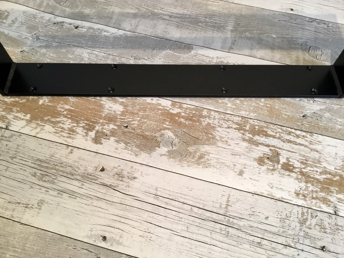 2 X Flat Bar Z Zed Frame Handmade in the UK Raw Steel/black Metal Large ...