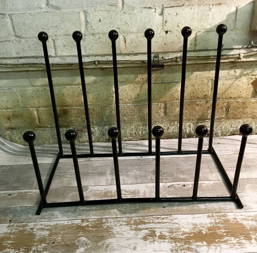 Handmade in the UK Wrought Iron Steel Metal Family Adult Child 6 Pair ...