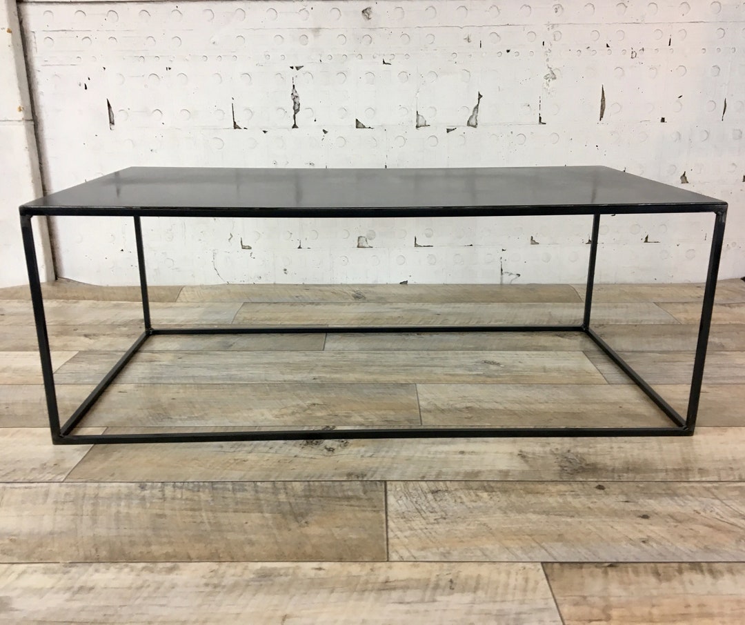 Handmade in the UK Raw Steel / Black Industrial Style Minimal ...