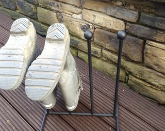 Handmade in the UK Wrought Iron Steel Metal Family Adult Child 6 Pair ...