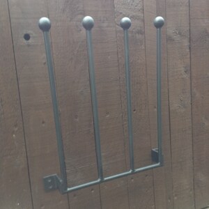 Handmade in the UK Wrought Iron Steel Metal Welded Wall Mounted 2 Pair ...