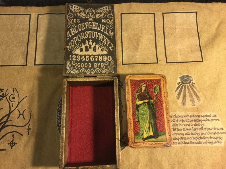 Fortune teller tarot box | Etsy