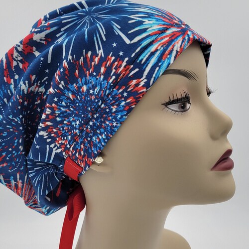 Women's Surgical Scrub Hats or Scrub Caps-sugar Skull | Etsy