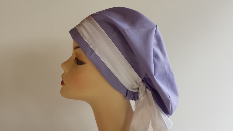 Women's Surgical Scrub Hats or Scrub Caps Purple Light | Etsy