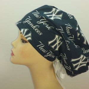 Women's Surgical Scrub Hats, or Scrub Caps-ny Yankees - Etsy