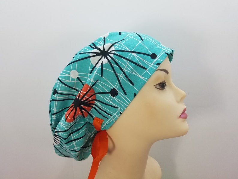 Women's Surgical Scrub Hats, or Scrub Caps-mid- Century Modern Atomic ...