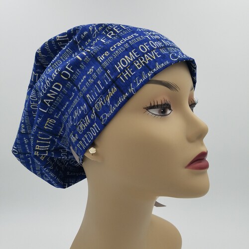 Women's Surgical Scrub Hats or Scrub Caps-white / Golden - Etsy