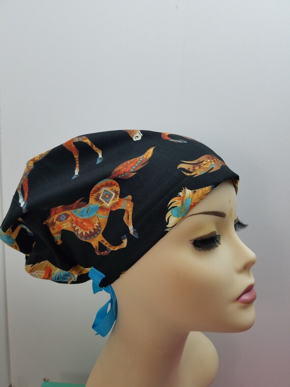 Women's surgical scrub hats or scrub caps-West Southwest | Etsy