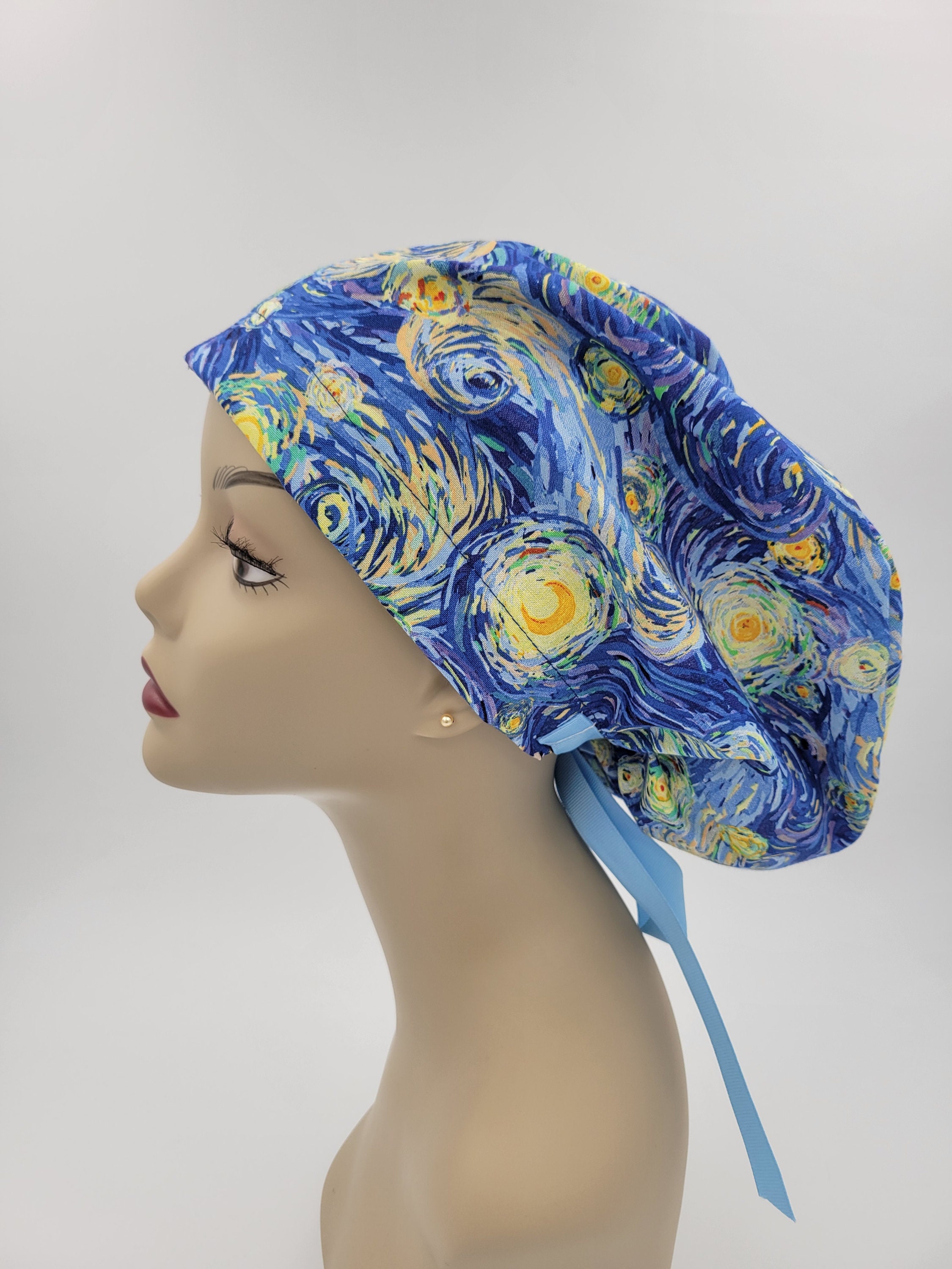 Women's Surgical Scrub Hats, or Scrub Caps-starry Sky - Etsy