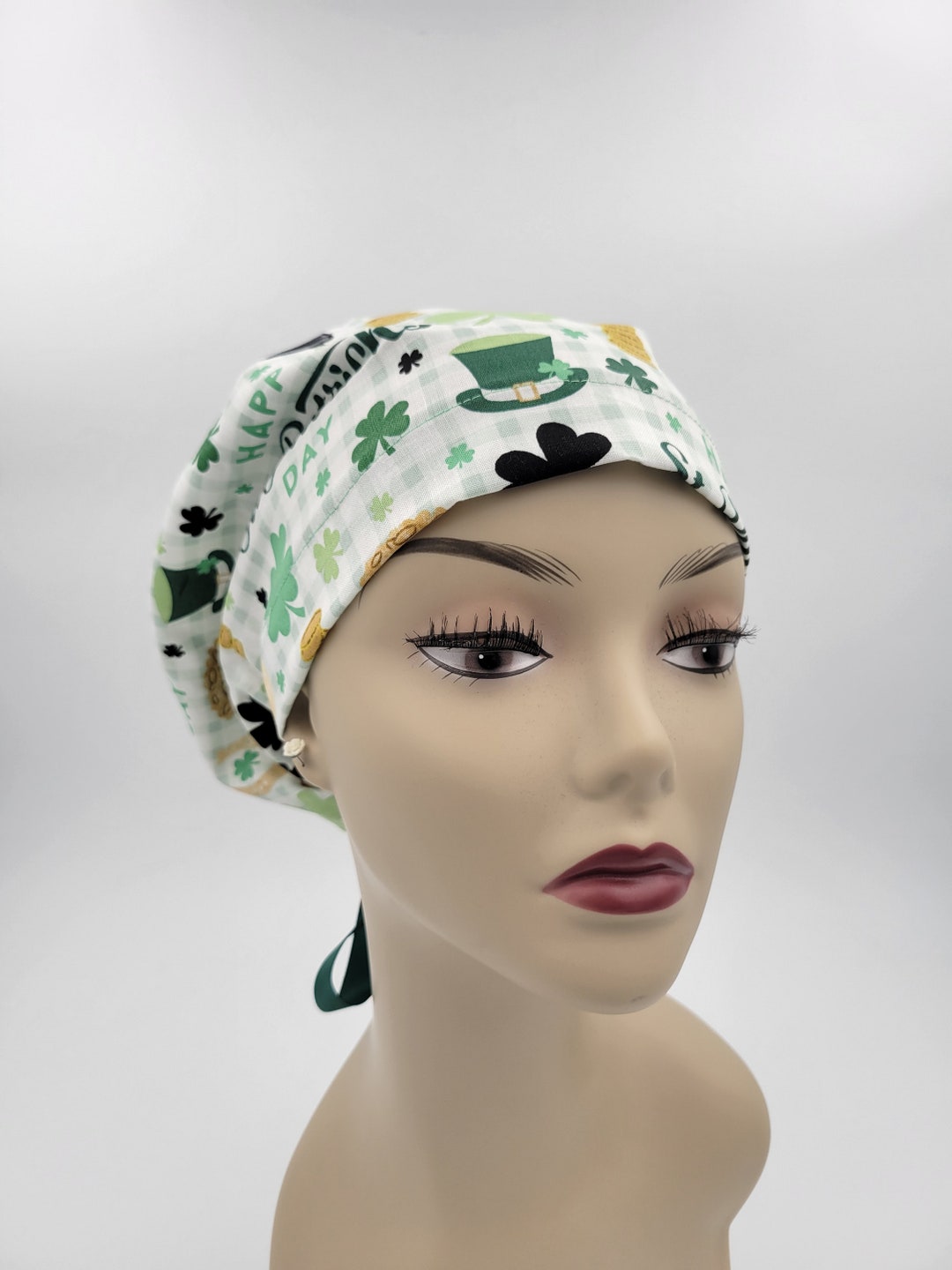 Women's Surgical Scrub Hats, or Scrub Caps ST. Patrick Day - Etsy