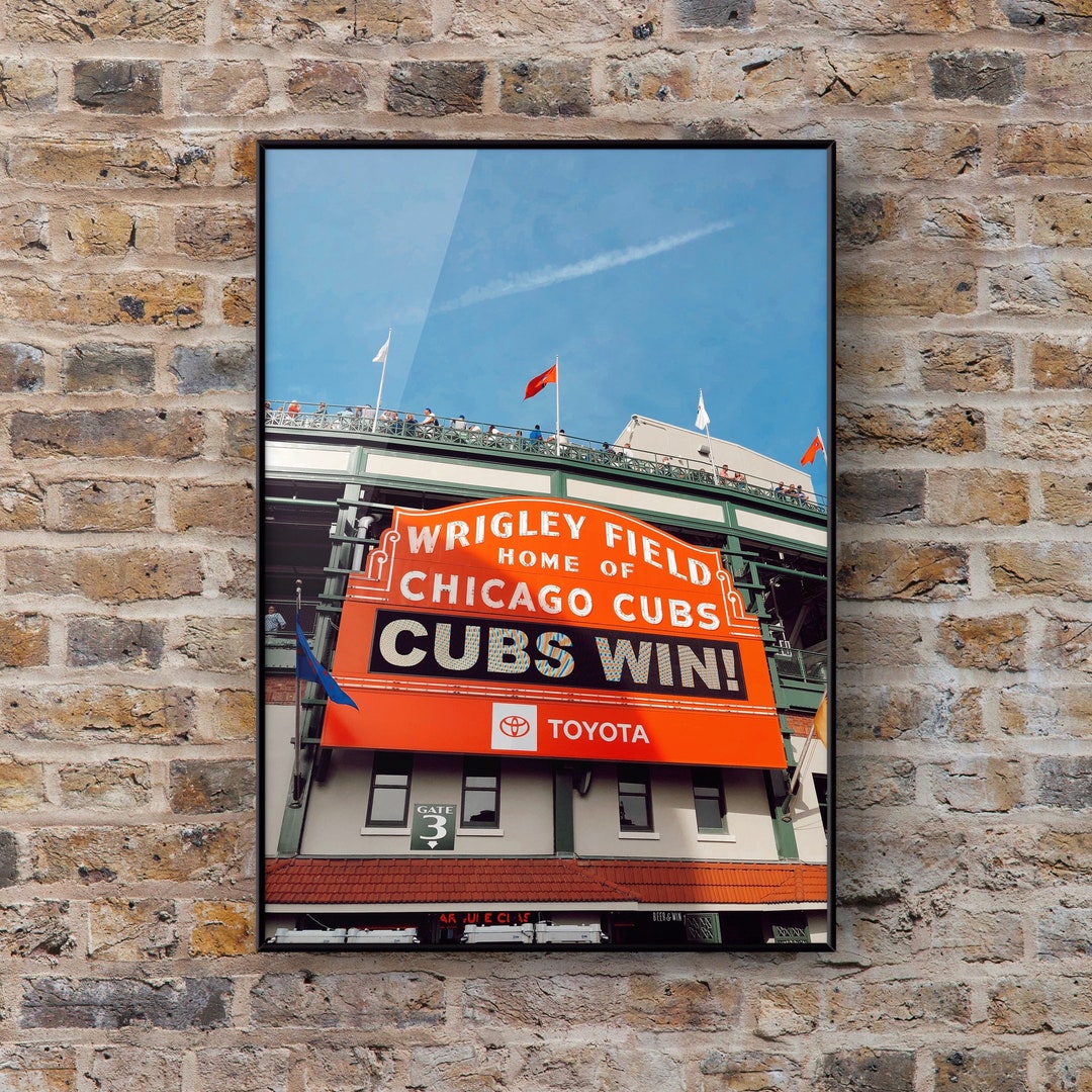Wrigley Field cubs Win Digital Download - Etsy